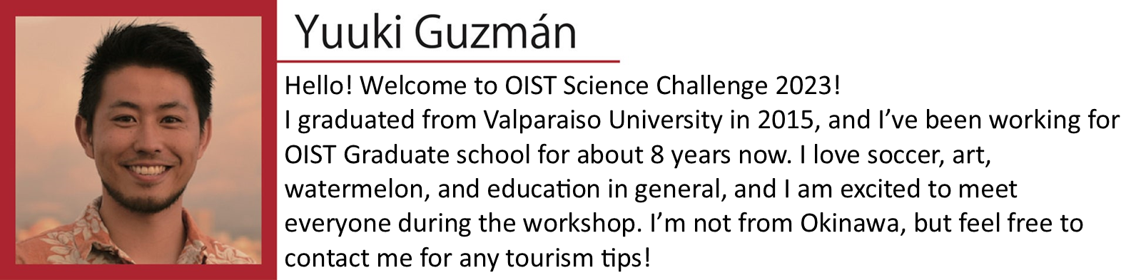 OIST Science Challenge 2023 Questionnaire | OIST Groups